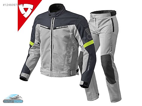 Revit AIRWAVE 2 Korumalı Yazlık Motosiklet Mont Pantolon Takım M at ...