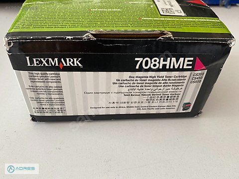 Toner / Lexmark / lexmark 708 hme KIRMIZI TONER sıfır sahibinden.comda ...