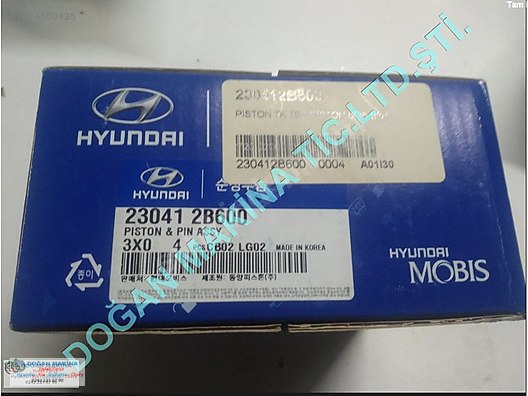 Otomobil & Arazi Aracı / Motor / 230412B600 PISTON (SEGMANSIZ) ADET ...