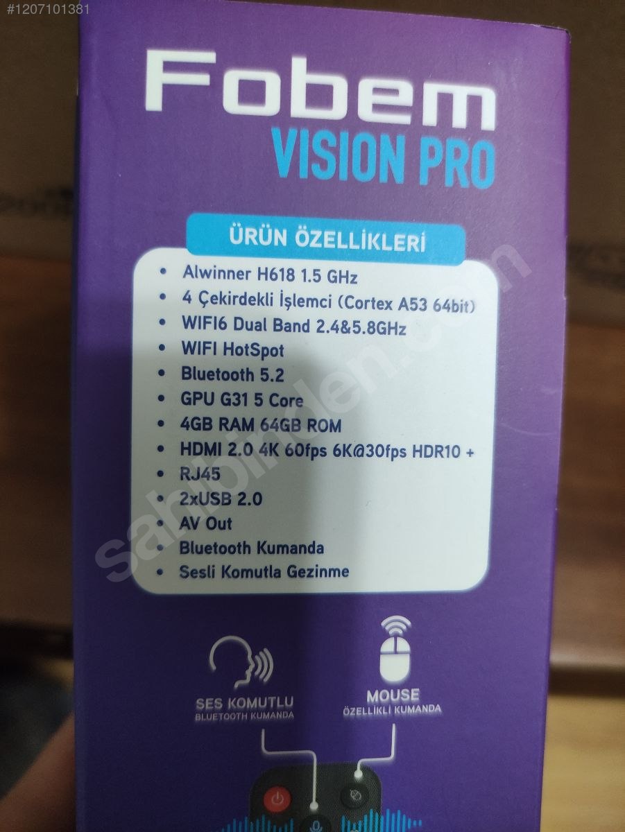 ANDROİD TV BOX sahibinden.comda - 1207101381