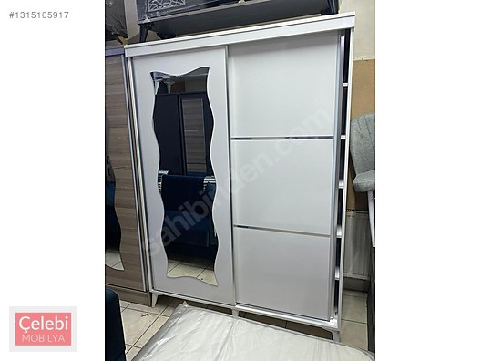 ÇİFT SÜRGÜLÜ AYNALI GARDROP ÇOCUK/GENÇ/YATAK ODASI 150CM SIFIR ! - Özel ...