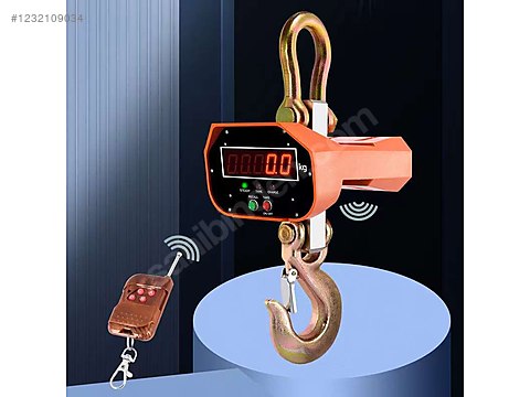 5 TON VİNÇ KANTARI-CALASKAR TERAZİ-KUMANDALI-2 YIL GARANTİLİ ...