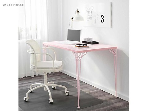 Çalışma Masası / Ikea az kullanılmıs temiz pembe masa sahibinden.comda ...