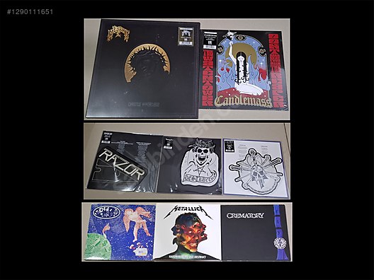 Kaset CD Plak Metallica Megadeth Death Burzum Slipknot Opeth - Müzik CD ...