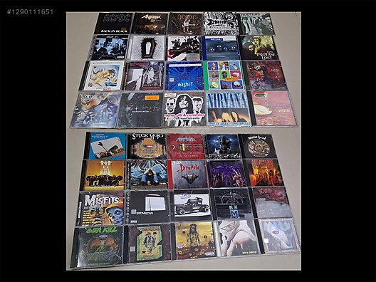 Kaset CD Plak Metallica Megadeth Death Burzum Slipknot Opeth - Müzik CD ...