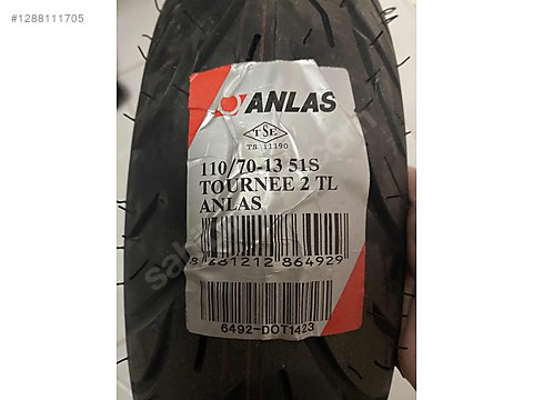 Lastik / Anlas Tournee 2 110/70-13 (Ön Lastik) | DOT 2023 | Sıfır ...