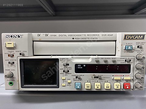 Sony / Sony DSR-45AP dvcam recorder sahibinden.comda - 1292111969
