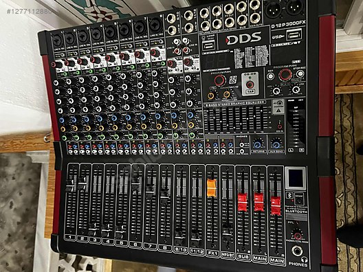 Dds D 12P 3000Fx E17 0023 12 Kanal Power Mixer 3000W sahibinden.comda ...