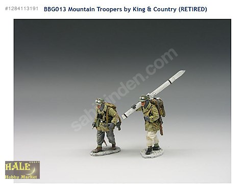 BBGH013 king & country ALMAN WEHRMACHT DAĞCI ASKER SETİ at sahibinden ...
