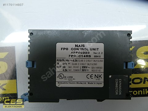 MATSUSHİTA AFP02223 FP0-C14RS sahibinden.comda - 1170114937