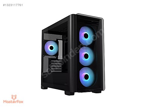 ASUS A23 PLUS TG ARGB SIYAH TEMPERED GLASS USB 3.2 MATX MID TOWE ...