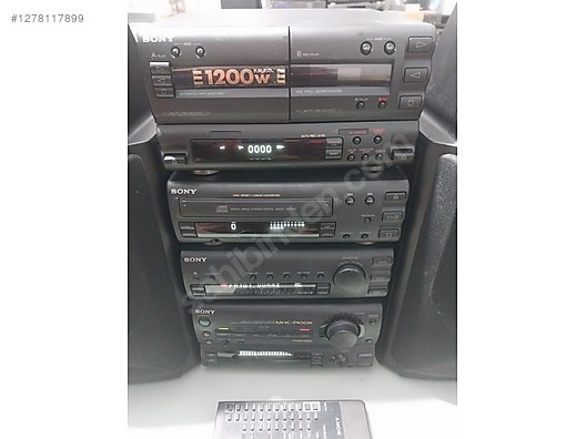 SONY MHC-P100X MÜZİK SETİ - İkinci El Sony Müzik Seti & Teyp modelleri ...
