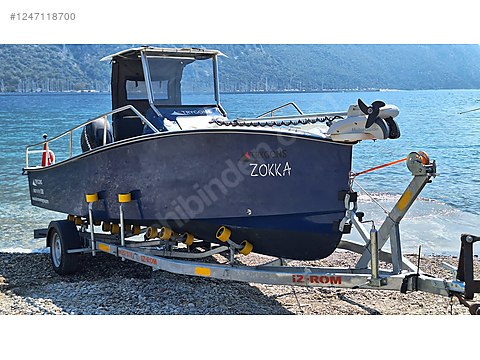 TRYGONS 5.90 60hp Mercury Elektronik Çapa, Güneş panel ve Römork ...