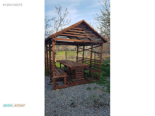 Ahşap Çardak & Kameriye & Bahçe Mobilya Modelleri - 1254120373