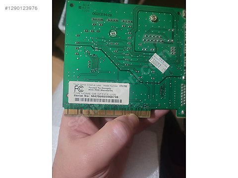 Creative 5507 Sound Blaster Ses Kartı Retro sahibinden.comda - 1290123976
