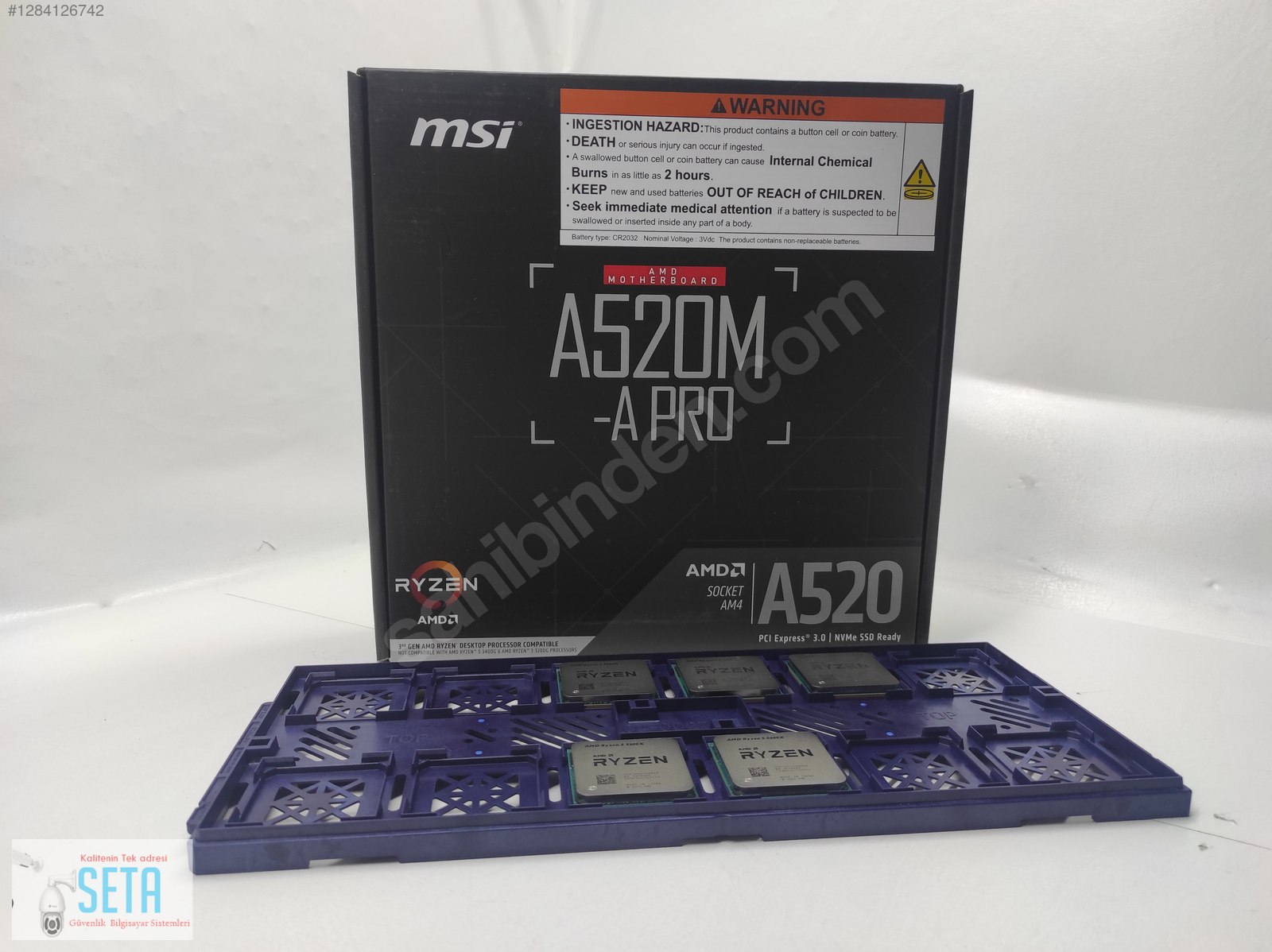 MSI A520M-A PRO AMD A520 AM4 DDR4 +AMD Ryzen 5 5600X Altı Çekird ...