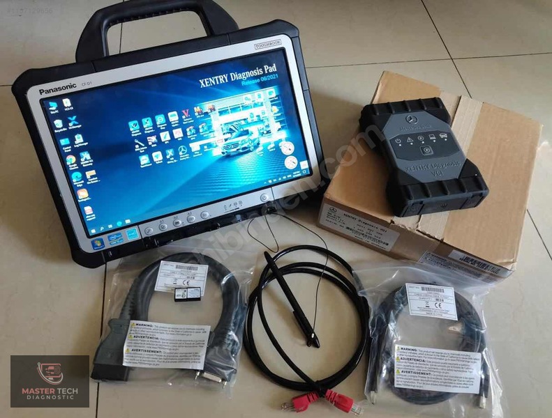 Mercedes c6 xentry vci orjinal + panasonic cf-d1 tablet sahibinden ...
