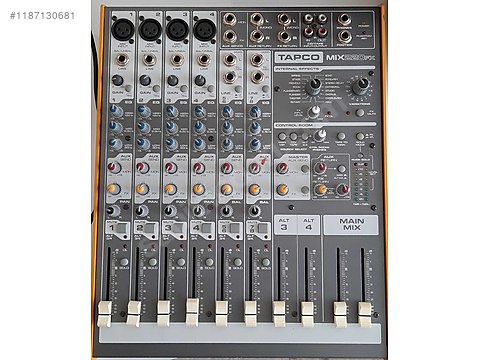 Tapco Mix 220FX 8 Channel Mixer Harika Ses ve Effekleri var sahibinden ...