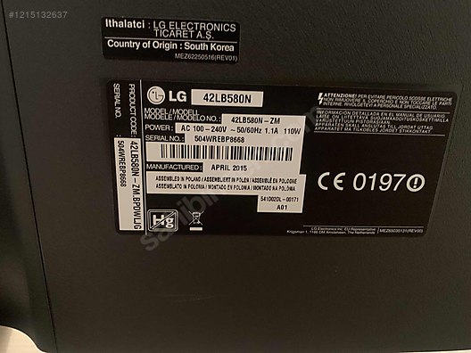 LG TV 2 ADET - İkinci El LG LED & LCD TV İlanları sahibinden.com'da - 1215132637