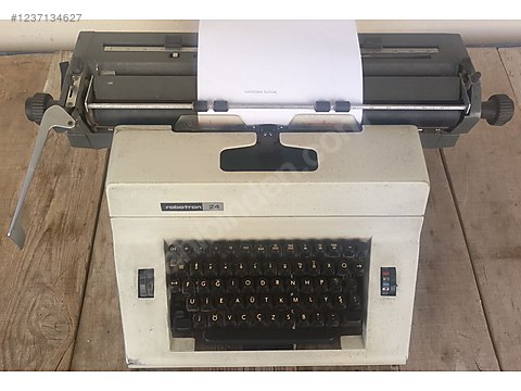 KOLEKSİYONLUK ANTİKA NOSTALJİ DAKTİLO ROBOTRON 24 sahibinden.comda ...