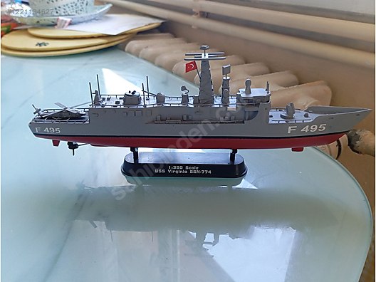 TCG GEDİZ F495 BORDA NUMARALI - Ahşap Deniz Aracı Maket Alışverişte İlk ...