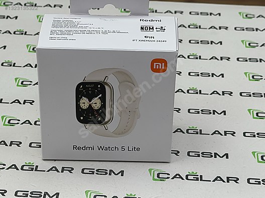 XİAOMİ REDMİ WATCH 5 LİTE GOLD SIFIR 2 YIL KVK GARANTİLİ sahibinden ...