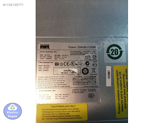 Cisco CSACSE-1113-K9 Secure Access Server Appliance - Diğer Ağ Ürünleri ...