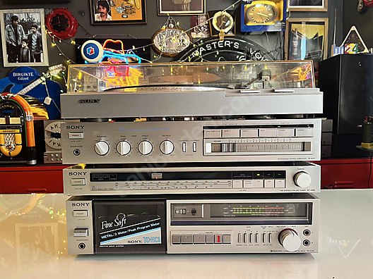 SONY TA-AX3 AMFİ-TC FX3 KASET-ST JX3 RADYOPS-LX1 PLAKÇALAR - İkinci El ...