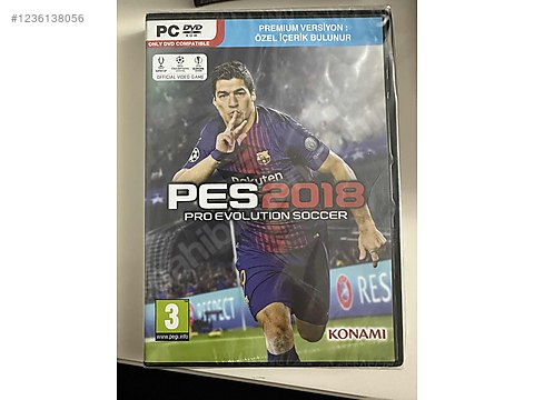 PC pes 2018 sıfır oyun sahibinden.comda - 1236138056