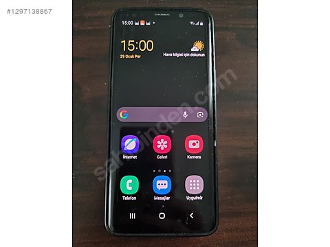64 GB Siyah Samsung Galaxy S9 G960 Cep Telefonu - 1297138867
