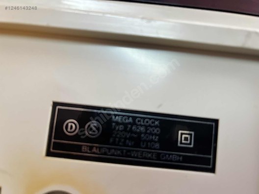 BLAUPUNKT MEGA CLOCK ALARM-SAAT-FM RADYO sahibinden.comda - 1246143248