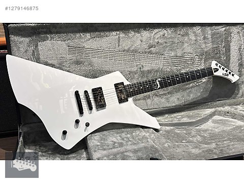 ESP LTD James Hetfield Signature Snakebyte Snow White at sahibinden.com ...