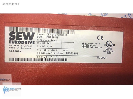 SEW EURODRIVE DFP21B/UOH11B - SEW Programlayıcı - 1293147281