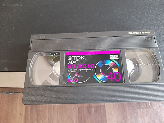 ALESIS ADAT 8 KANAL DAT KASET CALAR( VHS KASET) sahibinden.comda ...