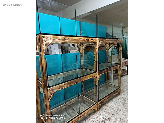 Sıfır 400 / 500 L Mobilyalı Akvaryum - imalattan 100 luk folyo çekilmiş ...