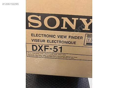 Sony dfx-51 renkli vizör sahibinden.comda - 1206152295