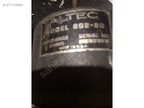 Altec Lancing tweeter on sahibinden.com - 1277153933