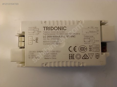 Tridonic led driver - Elektronik Güç Kaynakları sahibinden.com'da ...