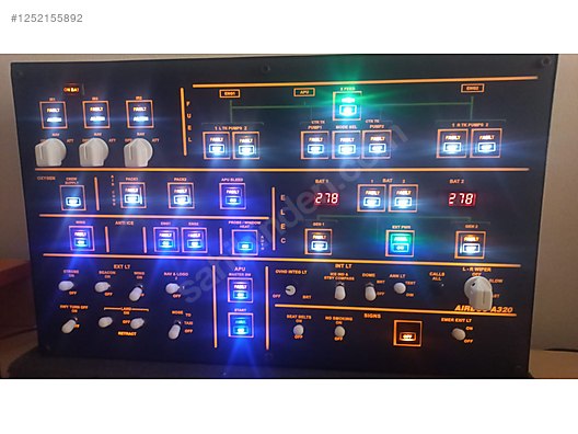 Simulators / AIRBUS A320 DESKTOP OVERHEAD PANEL at sahibinden.com ...