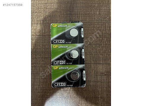 GP Cr1220 3V Pil Lithium 3Lü Kartela sahibinden.comda - 1247157359