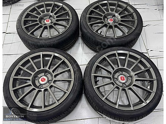 16 İNÇ WRC GUN METAL JANT LASTİK SIFIR SET 4/100 UYUMLU - En uygun jant ...