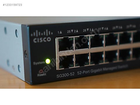 Cisco SG300-52 52 Portlu Yönetilebilir Switch - Switch, Hub & Splitter ...
