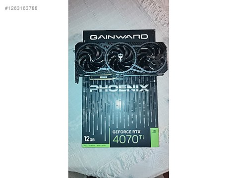 Gainward Phoenix RTX 4070 Ti / 4070Ti 12GB Ekran Kartı sahibinden.comda ...