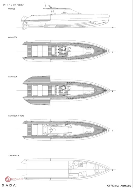 XADA X48, 1.800 HP, 76 Knots Sürat, Eşsiz Tasarım, RIB, Tender ...