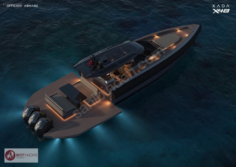XADA X48, 1.800 HP, 76 Knots Sürat, Eşsiz Tasarım, RIB, Tender ...