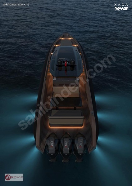 XADA X48, 1.800 HP, 76 Knots Sürat, Eşsiz Tasarım, RIB, Tender ...
