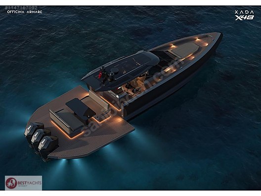 XADA X48, 1.800 HP, 76 Knots Sürat, Eşsiz Tasarım, RIB, Tender ...