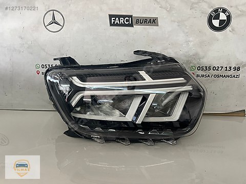 Otomobil & Arazi Aracı / Elektrik / DUSTER SAĞ FAR FULL LED BEYAZ ZEMİN ...