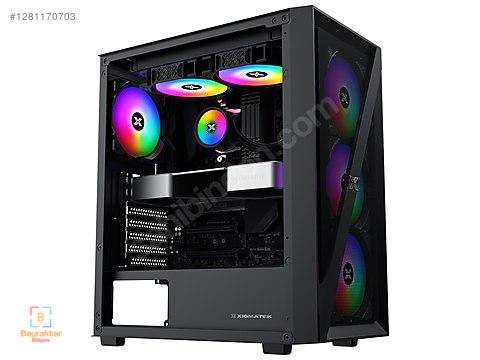 (Sıfır) Xigmatek BLADE 650W MESH Panl Rgb Fan Gaming Oyuncu Kasa ...
