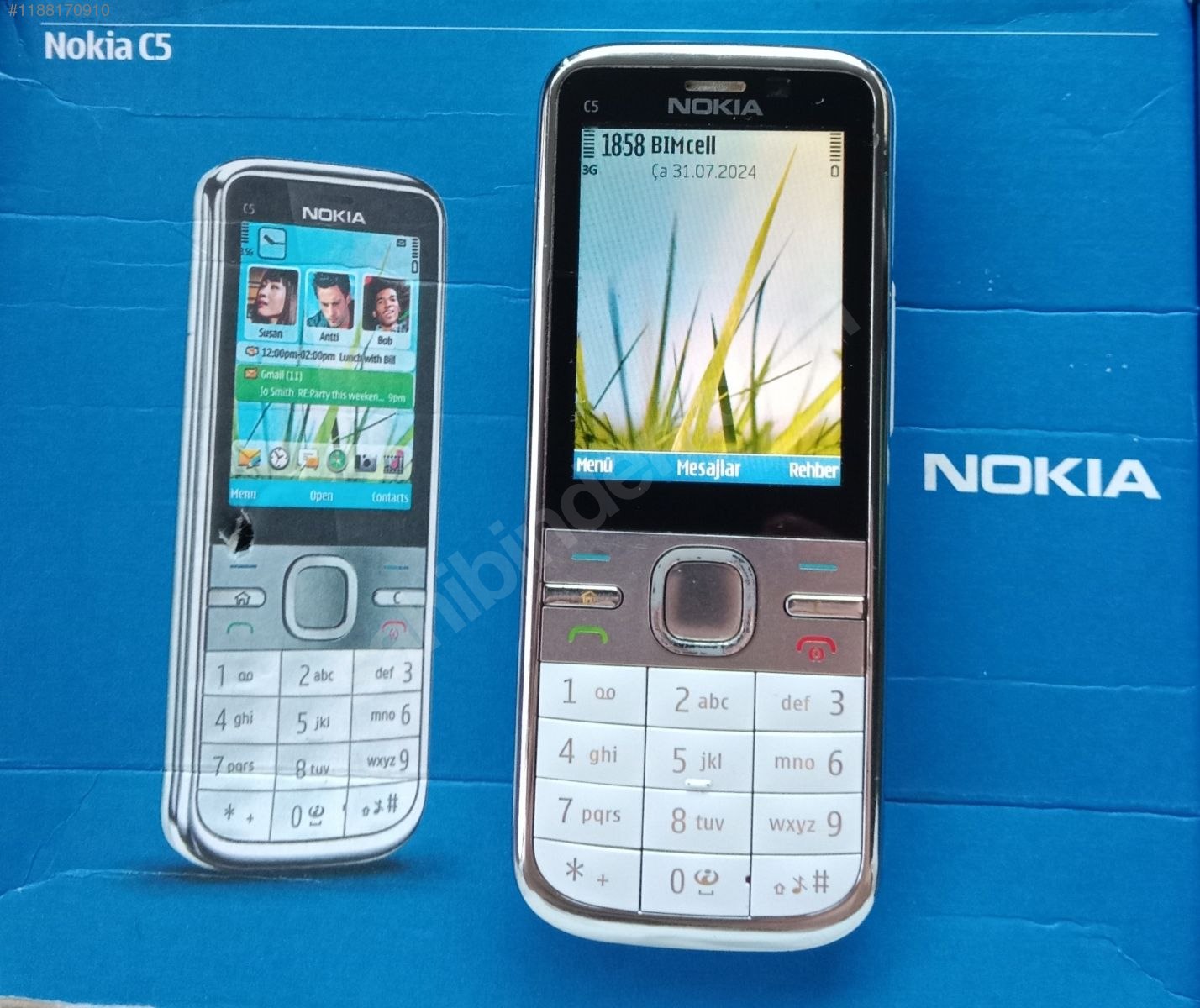 Nokia / C5-00 / Orjinal kayitli olup günlük kullanıma uygundur sahibinden.comda - 1188170910